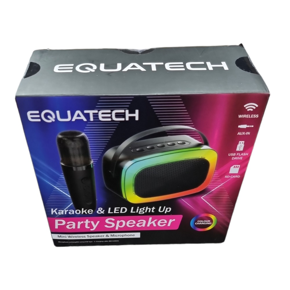 Equatech Mini Party Speaker (Black) *SALE - WAS £12.99* - Own4Less